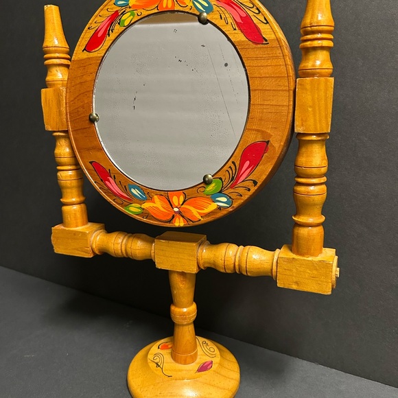 Accents | Vintage Painted Dresser Mirror Wood Frame Boho Chic Retro ...